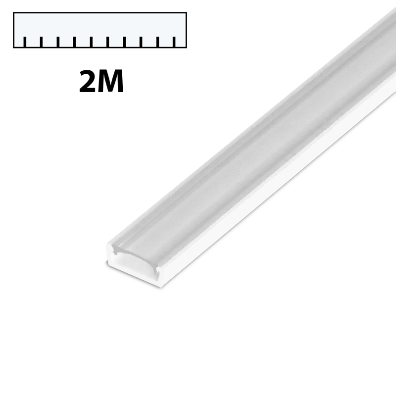 Profil LED PCV SLIM biały 2m klosz transparentny 2432 w Led4U